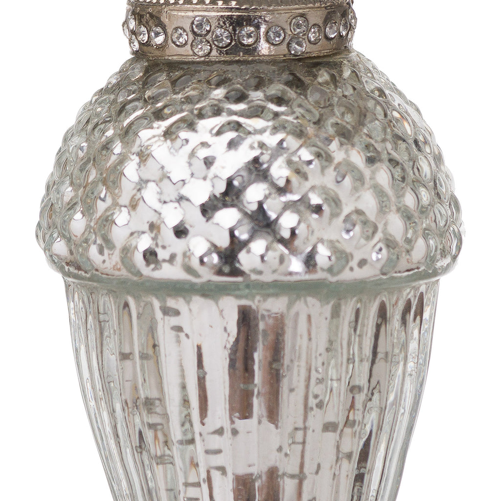 The Noel Collection Small Silver Hanging Acorn Decoration - Style My ...